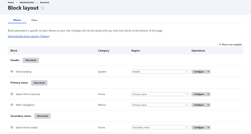 Learning More About Drupal Block Layout 俺のdrupalドルーパル Ore No Drupal